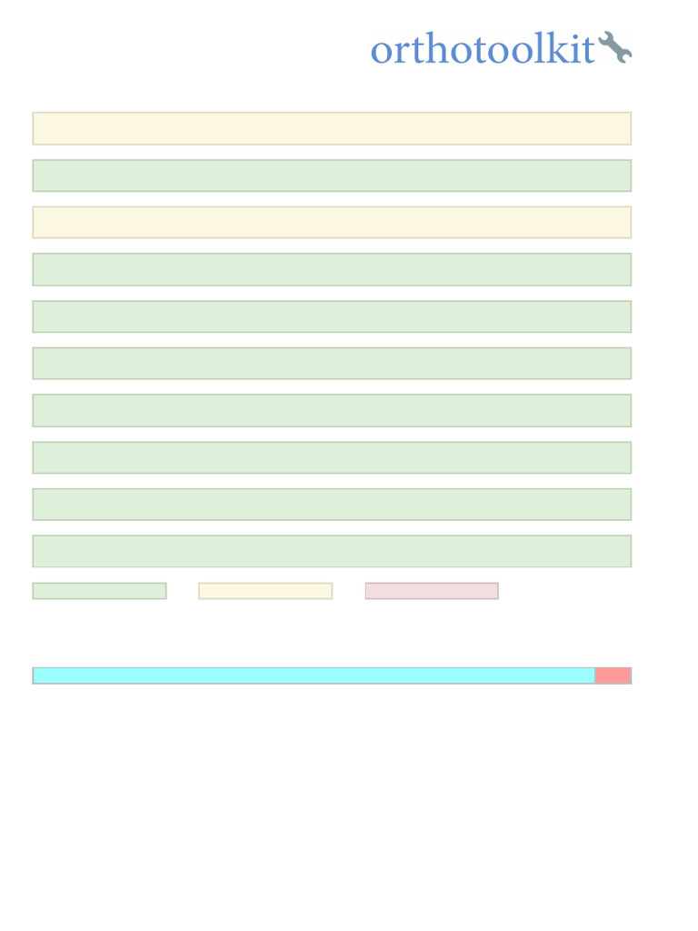 OrthoToolKit Modified Oswestry Low Back Pain Disability Questionnaire ...