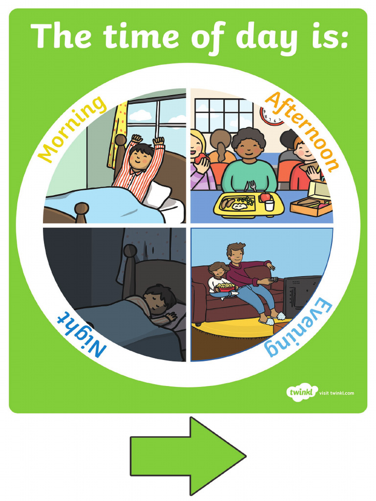 K1 - Time of Day Chart Activity Pages 1 | PDF