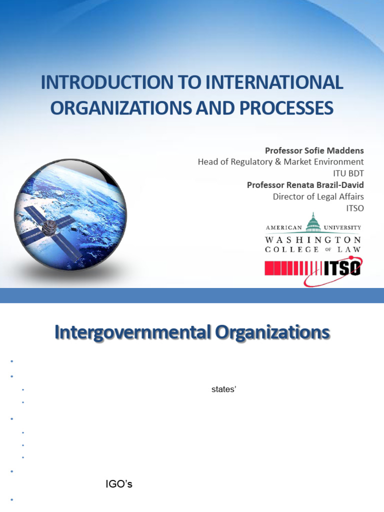 Introduction to International Organizations | PDF | International ...