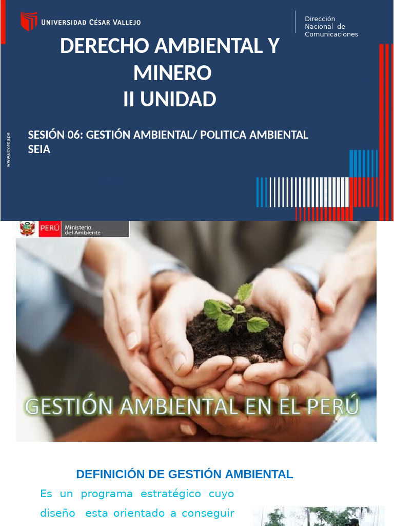 Gestión Ambiental y SEIA en Perú | PDF | Evaluación de impacto ...