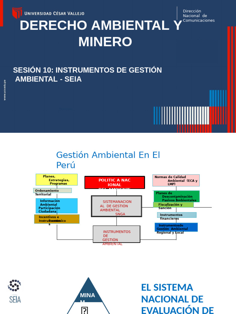 PPT-008 Instrumentos de Gestion Ambiental | PDF | Evaluación de impacto ambiental | Protección ...