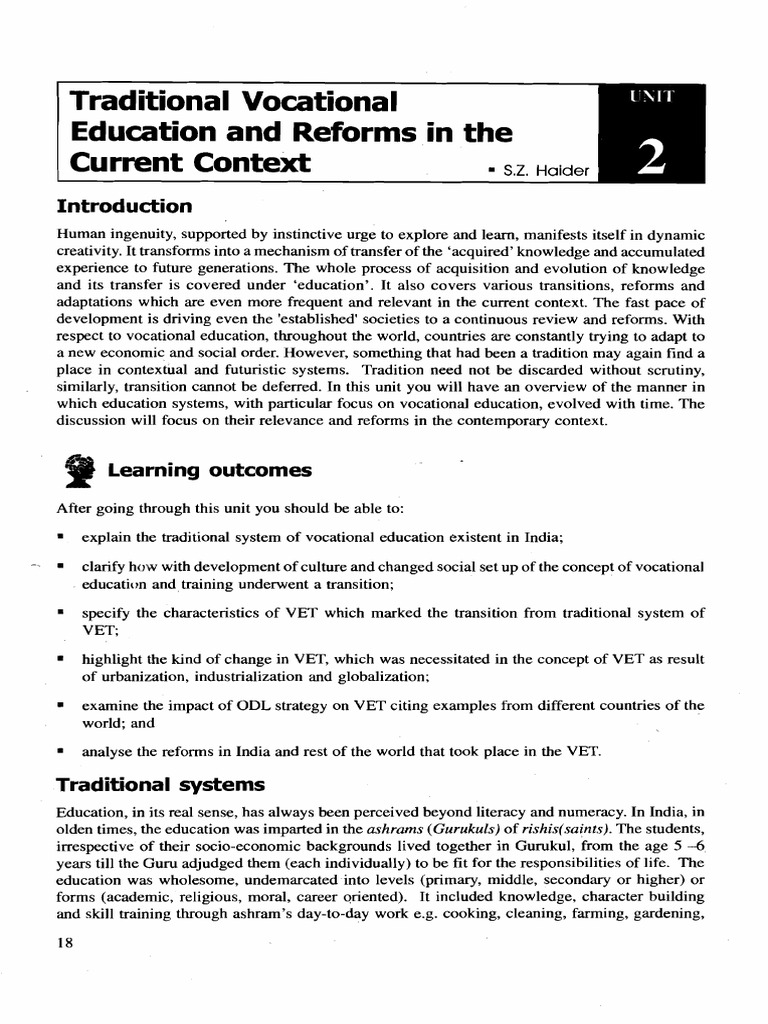 Unit 2 | PDF | Vocational Education | Learning