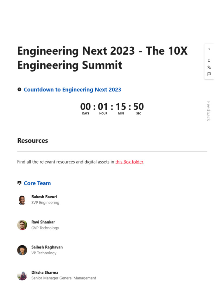 Engineering Next 2023: 10X Summit Insights | PDF | Mentorship | Engineering
