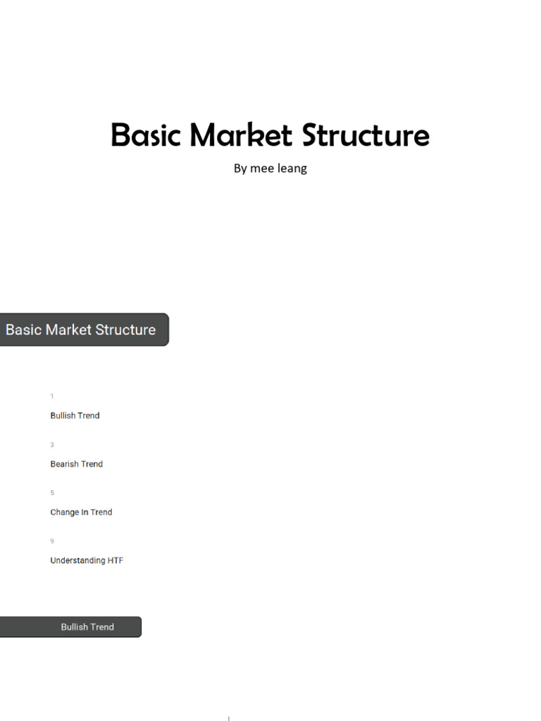 Basic Market Structure - 250101 - 163903 | PDF