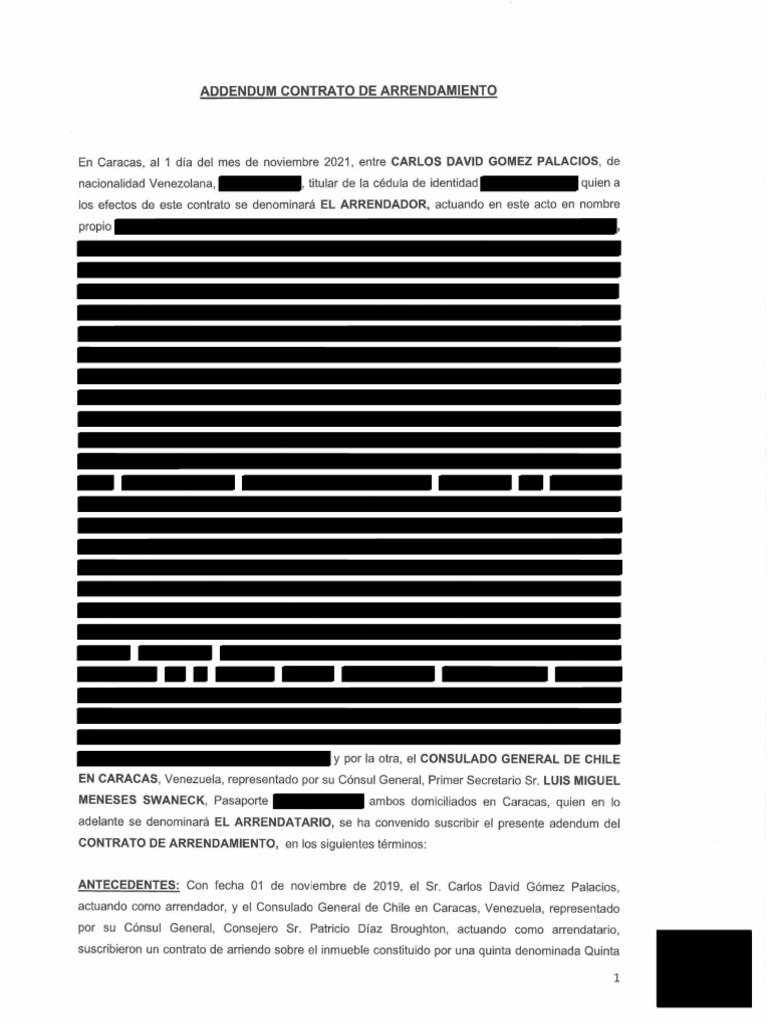 Adendum Modelo | PDF