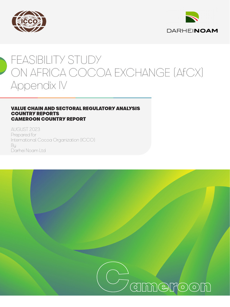 5 Feasibility Study on Africa Cocoa Exchange Annex Cameroon | PDF | Cocoa Bean | Auction