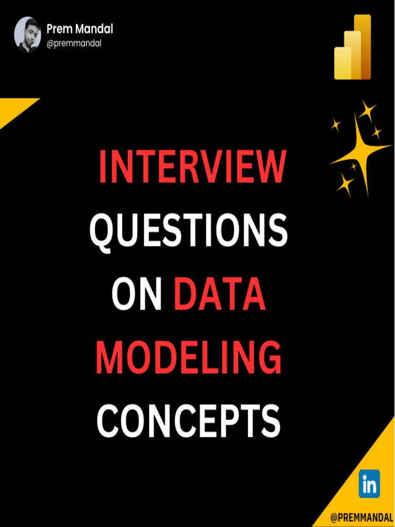 Interview Questions On Data Modelling Concepts | PDF | Conceptual Model | Data Model