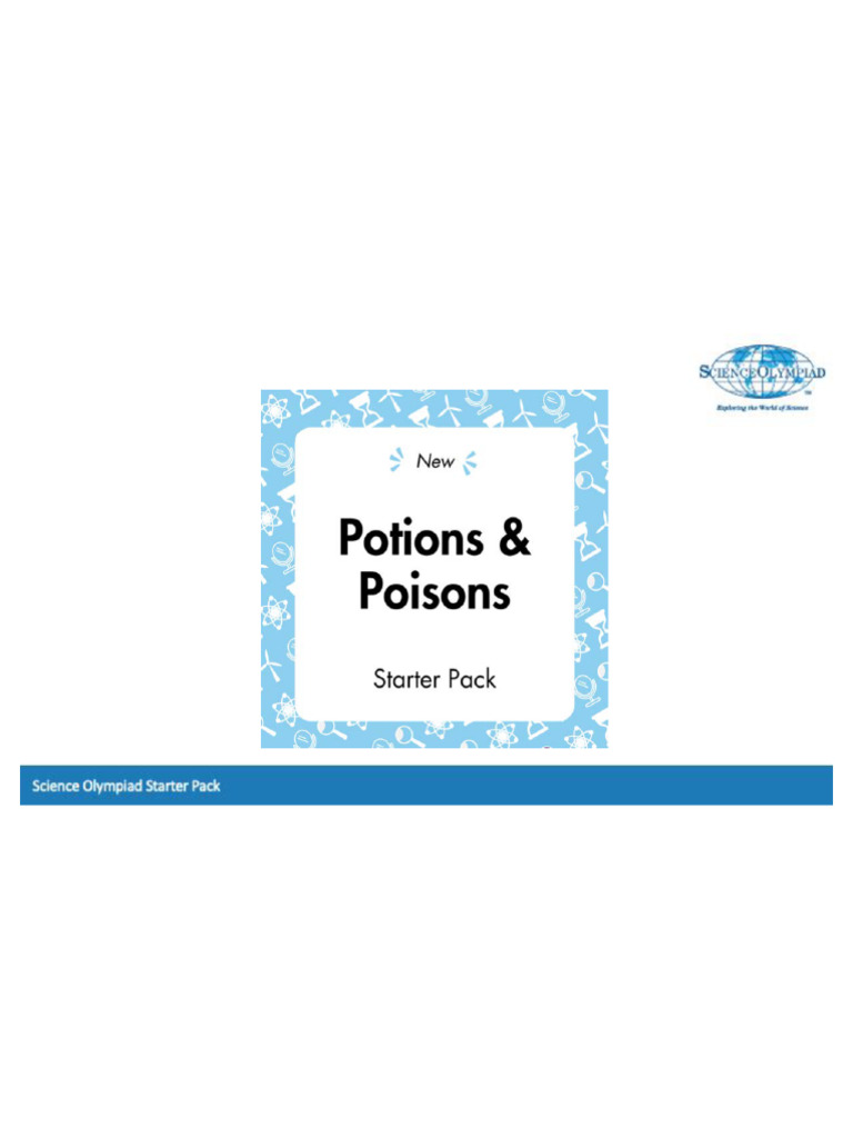 Potions and Poisons | PDF