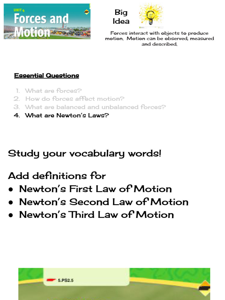 Understanding Forces and Motion Basics | PDF
