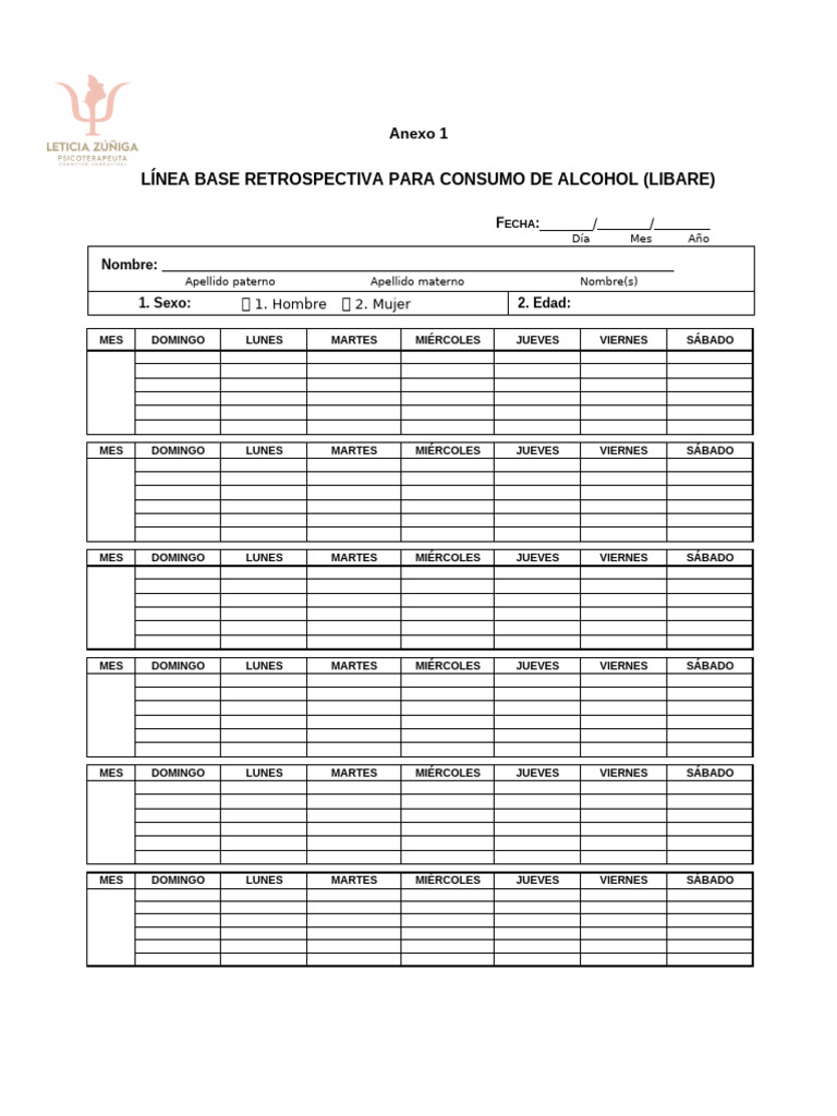 Anexos sobre Consumo de Alcohol | PDF | Bebidas alcohólicas