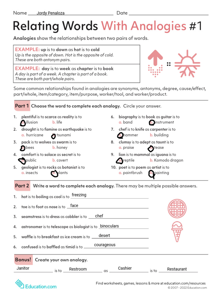 Relating Words With Analogies | PDF