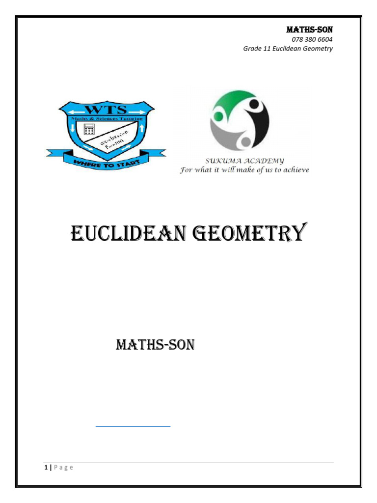 Grade 11 Euclidean Geometry Guide | PDF