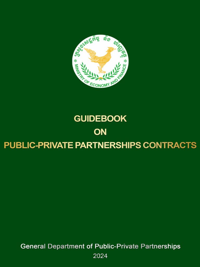 Guidebook On PPP Contracts 2025 | PDF | Public–Private Partnership ...