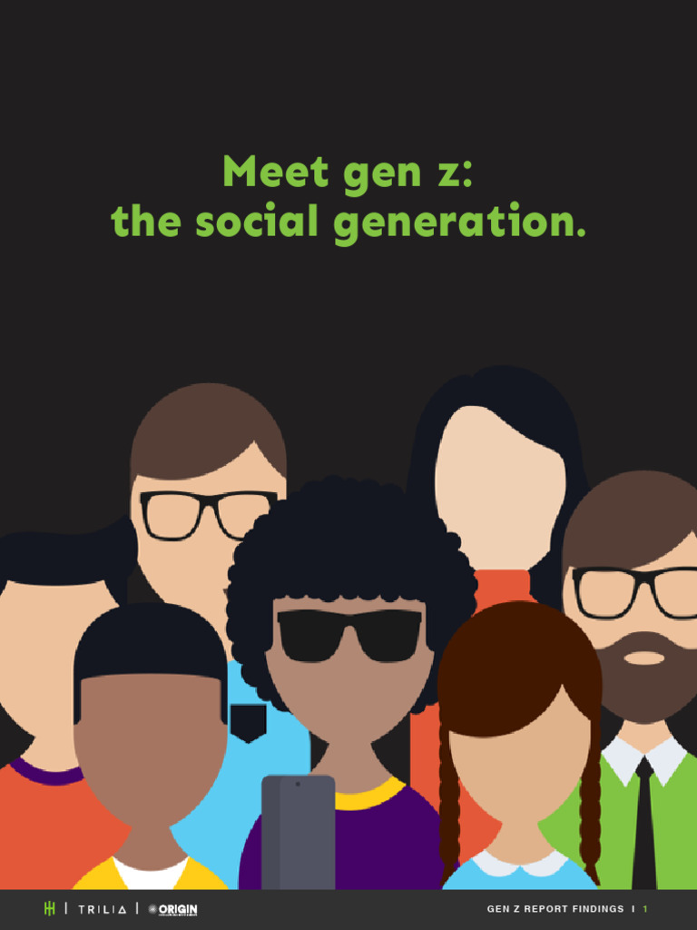 Gen Z - The Social Generation (PDFDrive) | PDF | Social Media | Popular ...