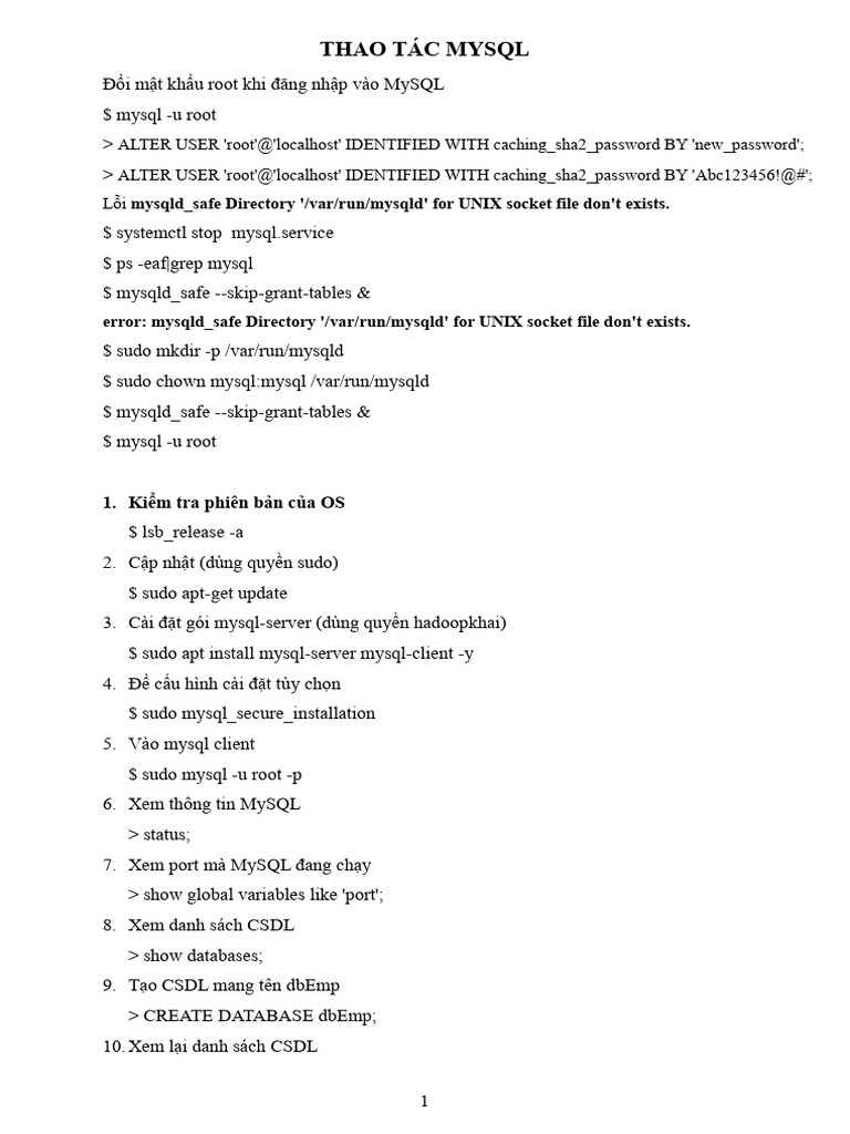 Lab06 MySQL Sqoop | PDF