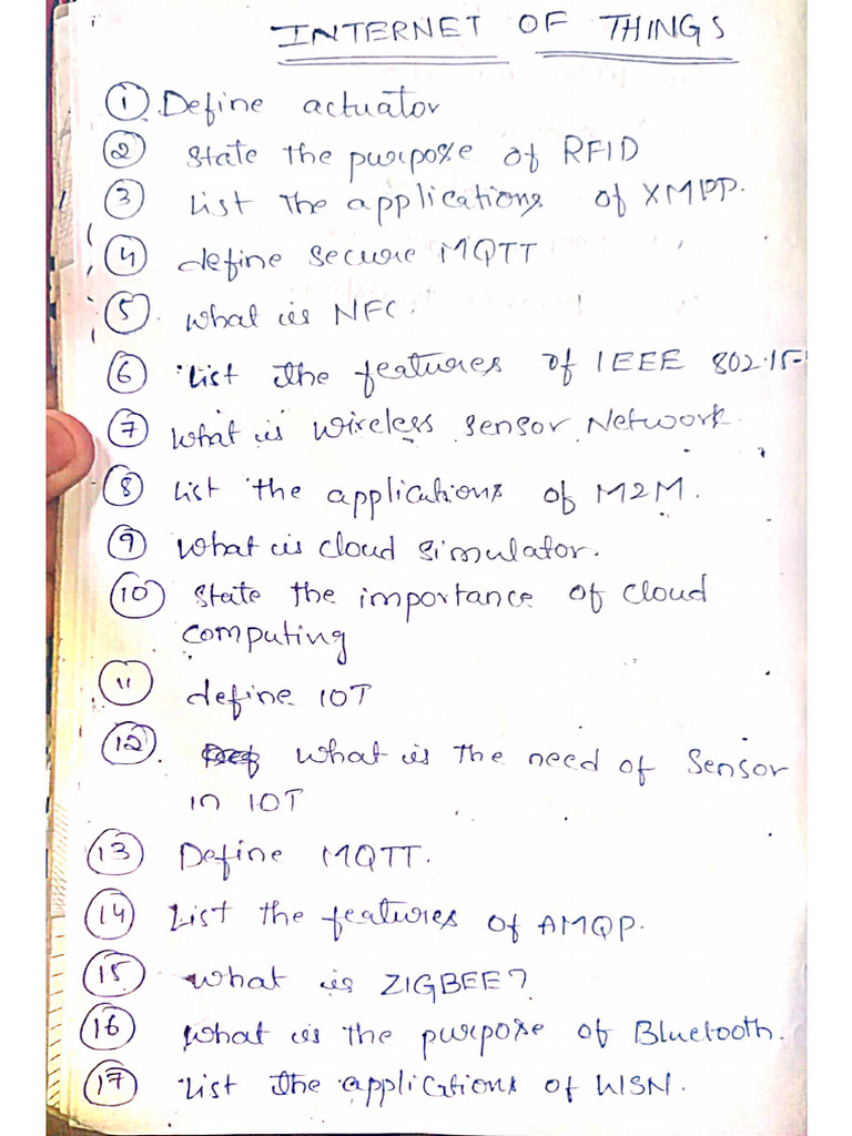 Iot Sem Shorts | PDF