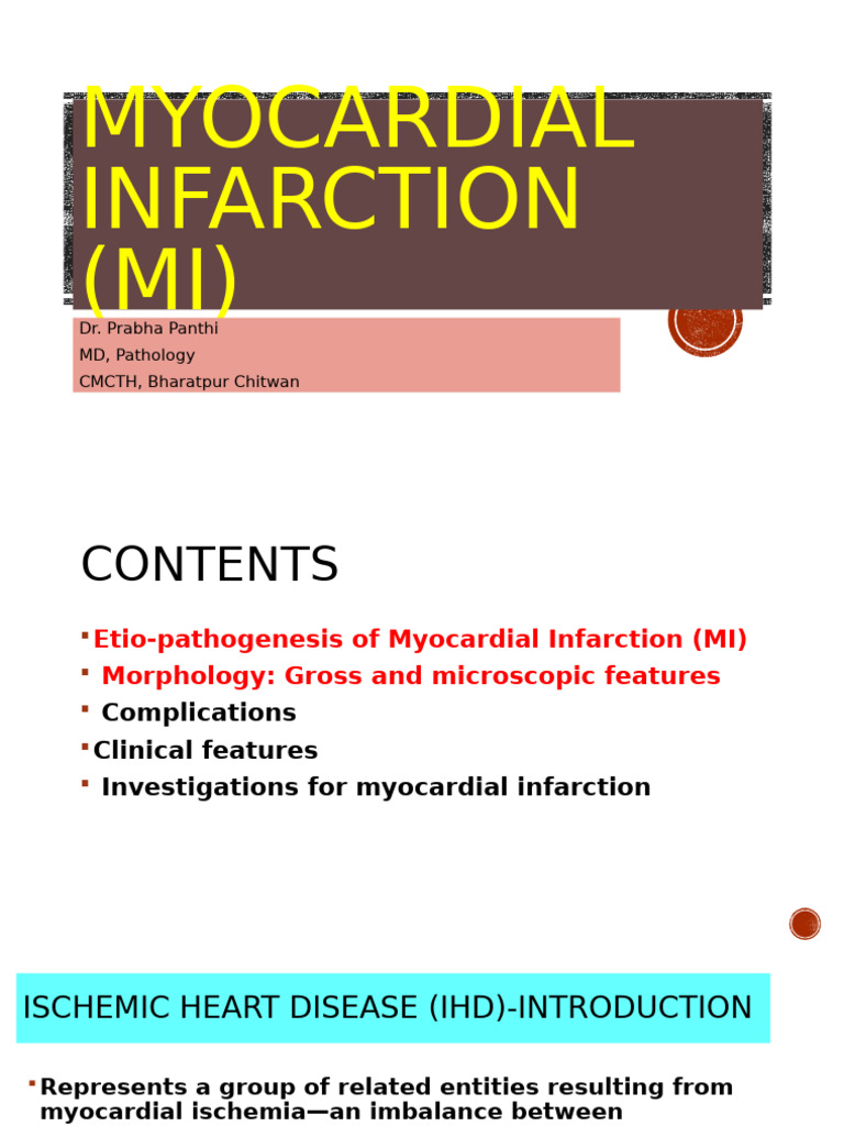 Myocardial Infarction Overview and Insights | PDF | Myocardial ...