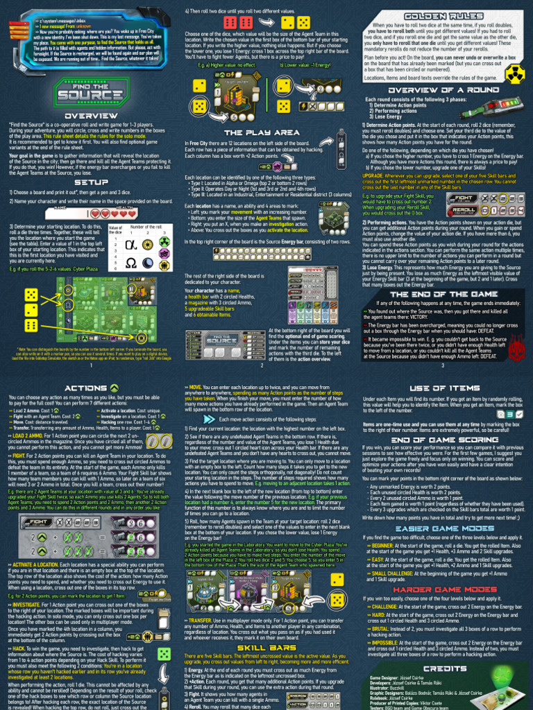 # FIND THE SOURCE (KS) English - Rulebook - Colored | PDF
