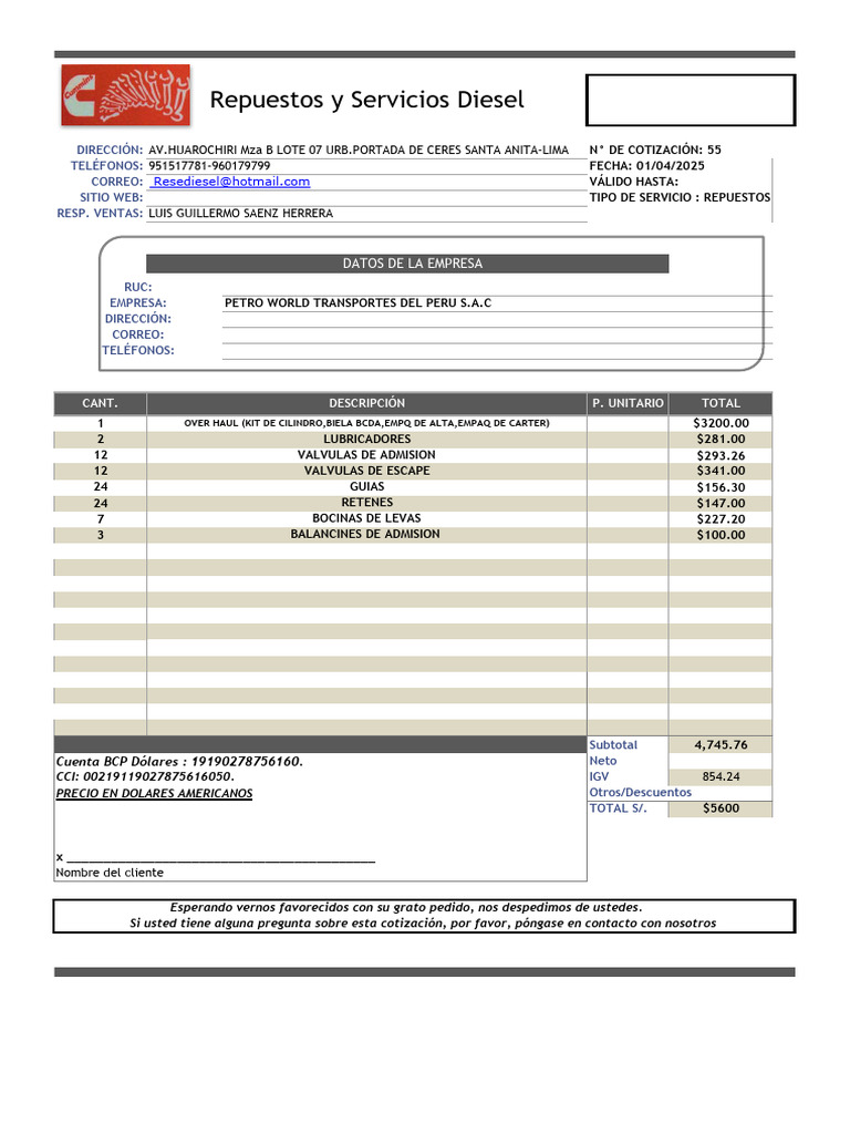 Petroworld Repuestos | PDF | Motores | Tecnología del motor