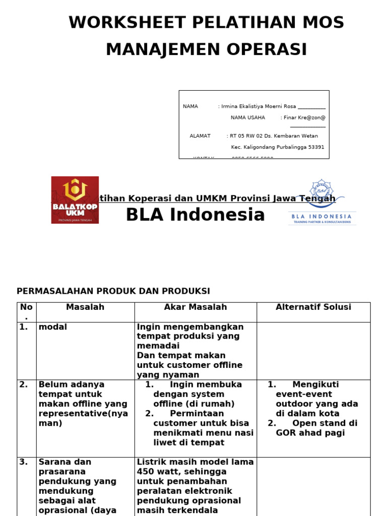Bla Worksheet Mops Finar | PDF