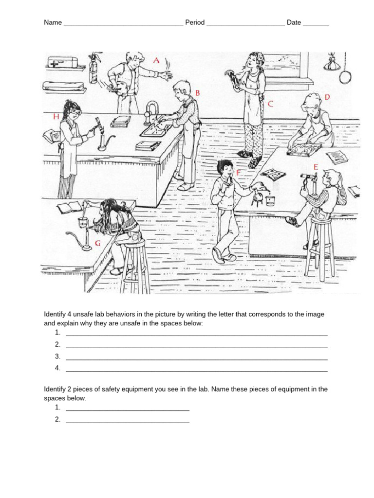 Lab Safety Image Bell Ringer | PDF