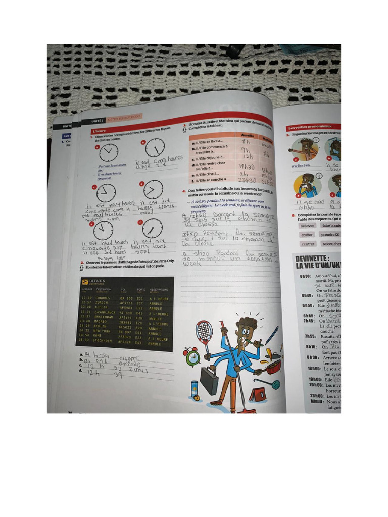 Tarea de Frances Ejercicio 38 | PDF