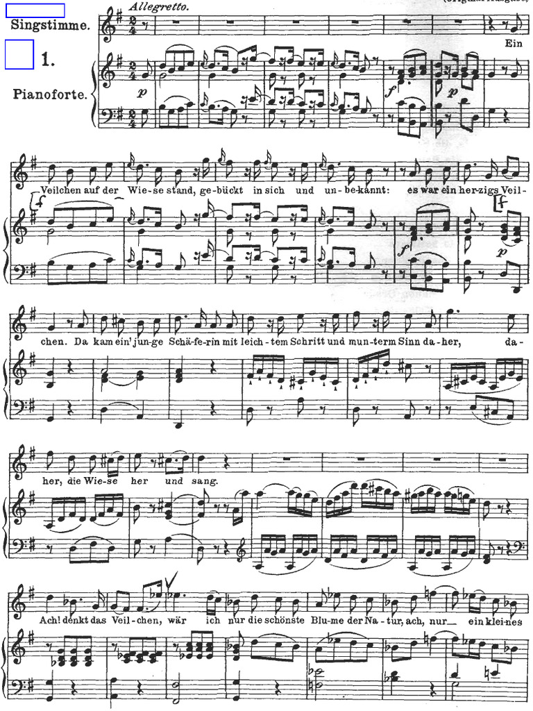 Das Veilchen Mozart | PDF