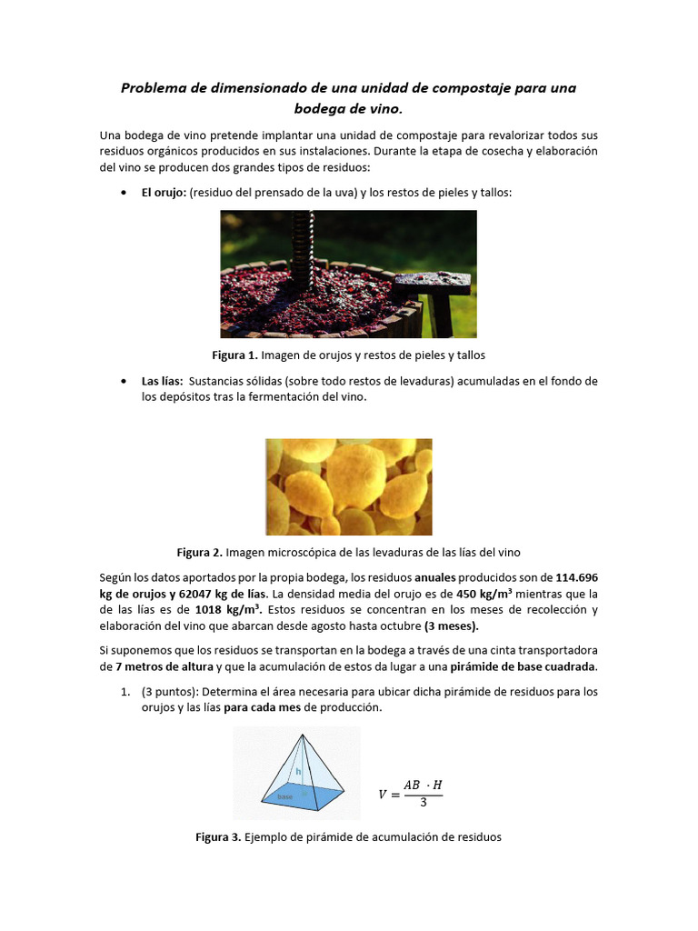 Tarea Compostaje | PDF | Vino | Compost