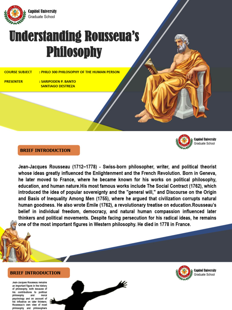 Understanding Roussea PHILO - 101255 | PDF | Jean Jacques Rousseau ...