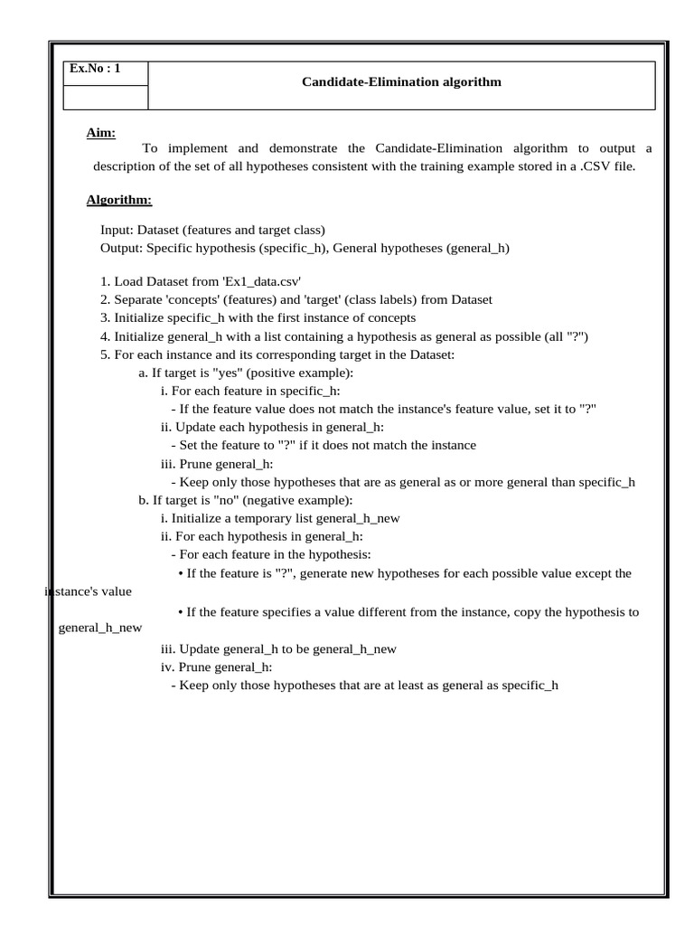 AD3461 Machine Learning Lab Manual | PDF | Bayesian Network ...