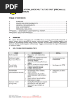 Positive Isolation Safety Procedure | PDF | Switch | High Voltage