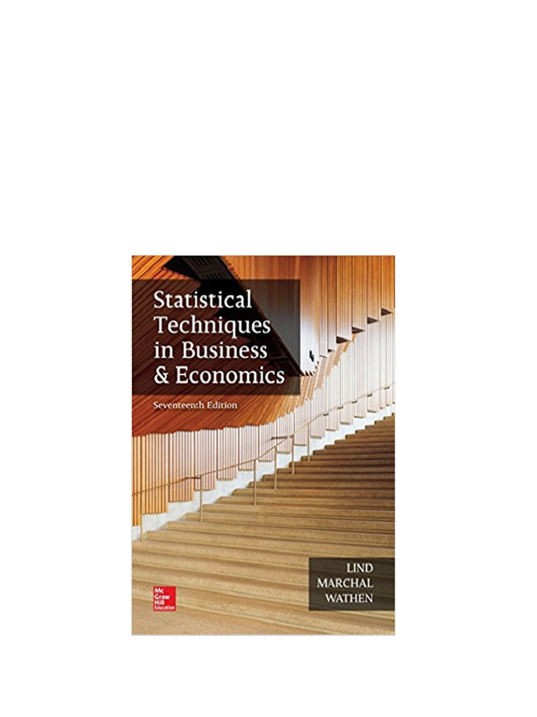 (Ebook PDF) Statistical Techniques in Business and Economics 17th Editionpdf Download | PDF ...