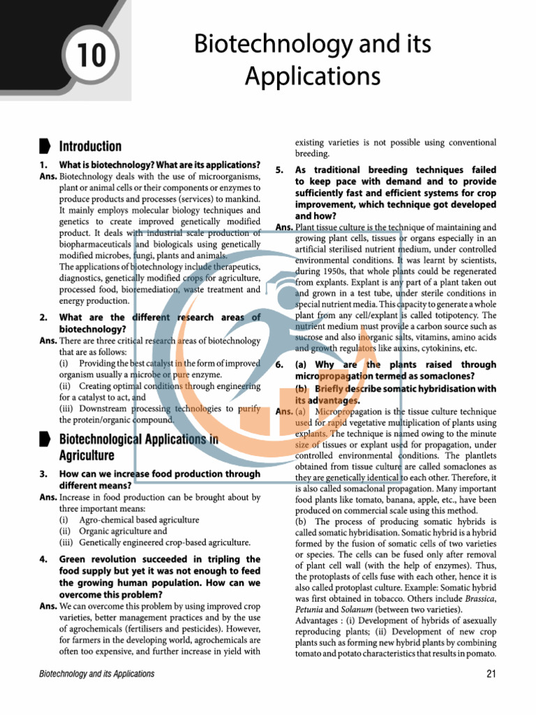 Biotech Application | PDF