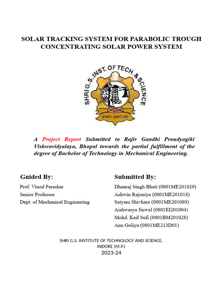 PTSC Major Final Report | PDF | Reynolds Number | Equator