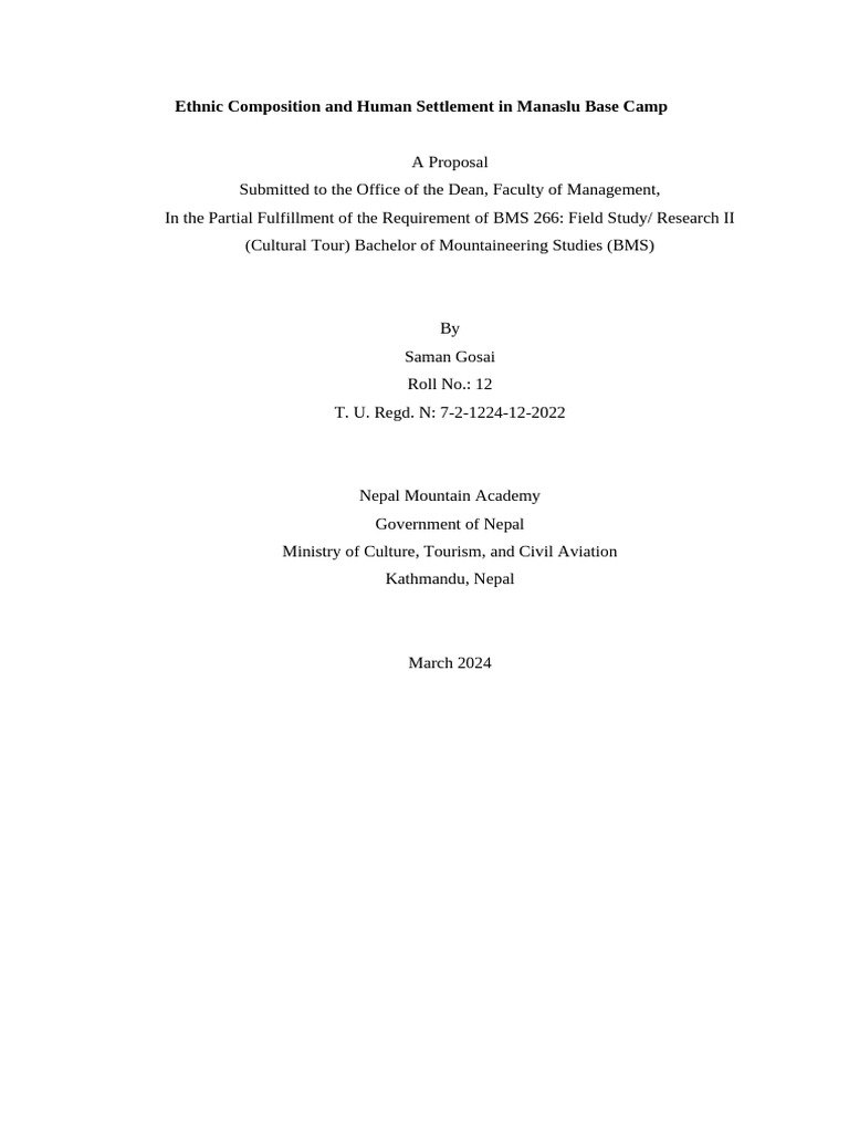 Proposal 3rd Sem | PDF