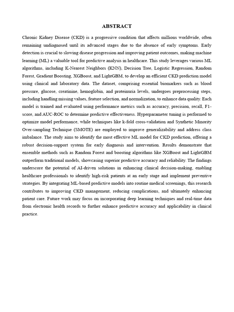 Abstract CKD | PDF