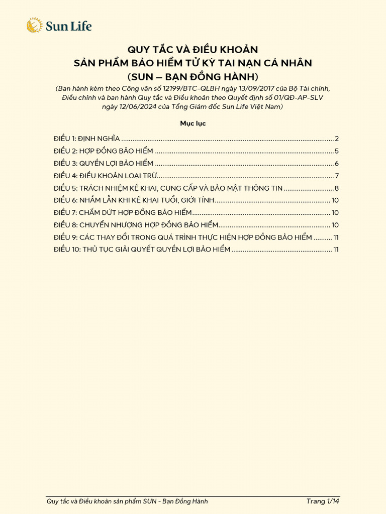 QTDK Sun Ban Dong Hanh 240611 | PDF