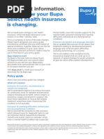 Bupa Select Complete Guide | PDF | Patient | Health Care