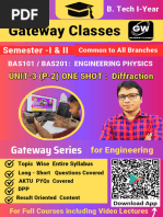 Gateway Classes: Semester - IV | PDF