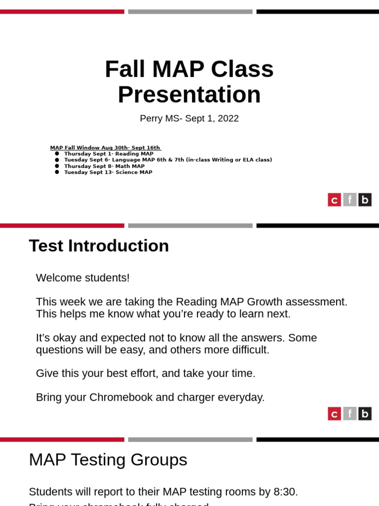 Fall MAP Testing Overview 2022 | PDF | Computing | Software