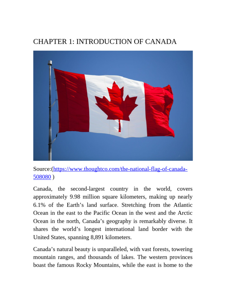 Canada - IB - Project - Copy MBA | PDF