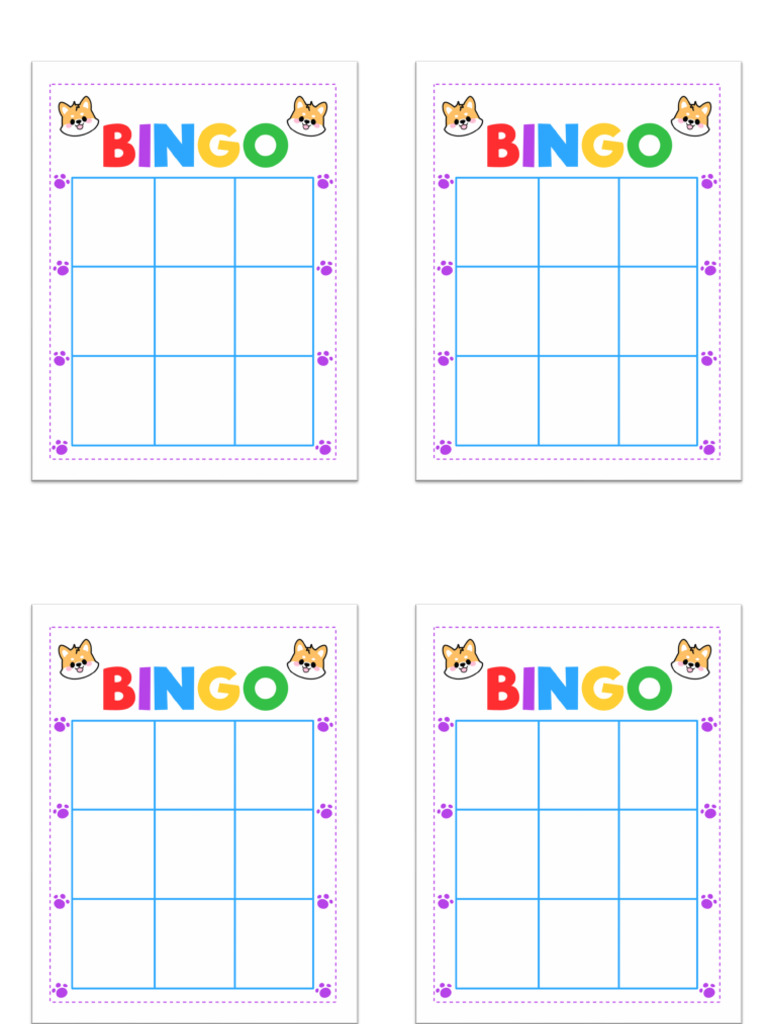 Bingo Sheet | PDF