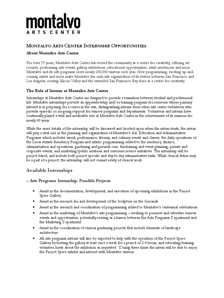 Internship Packet | PDF