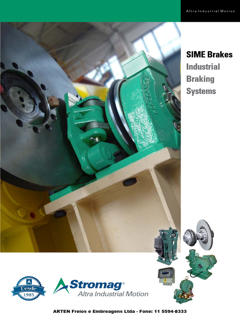 Freios A Disco Eletromagneticos Sime Stromag | PDF | Brake | Vehicle Technology
