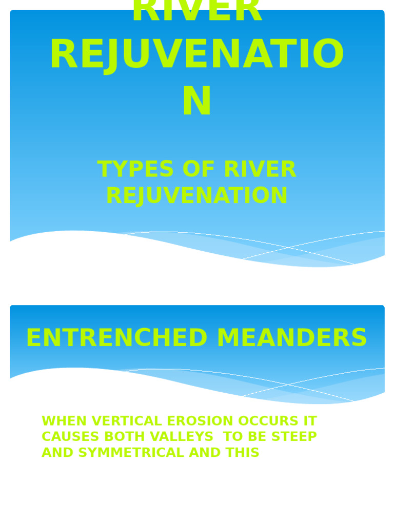 Types of River Rejuvenation | PDF