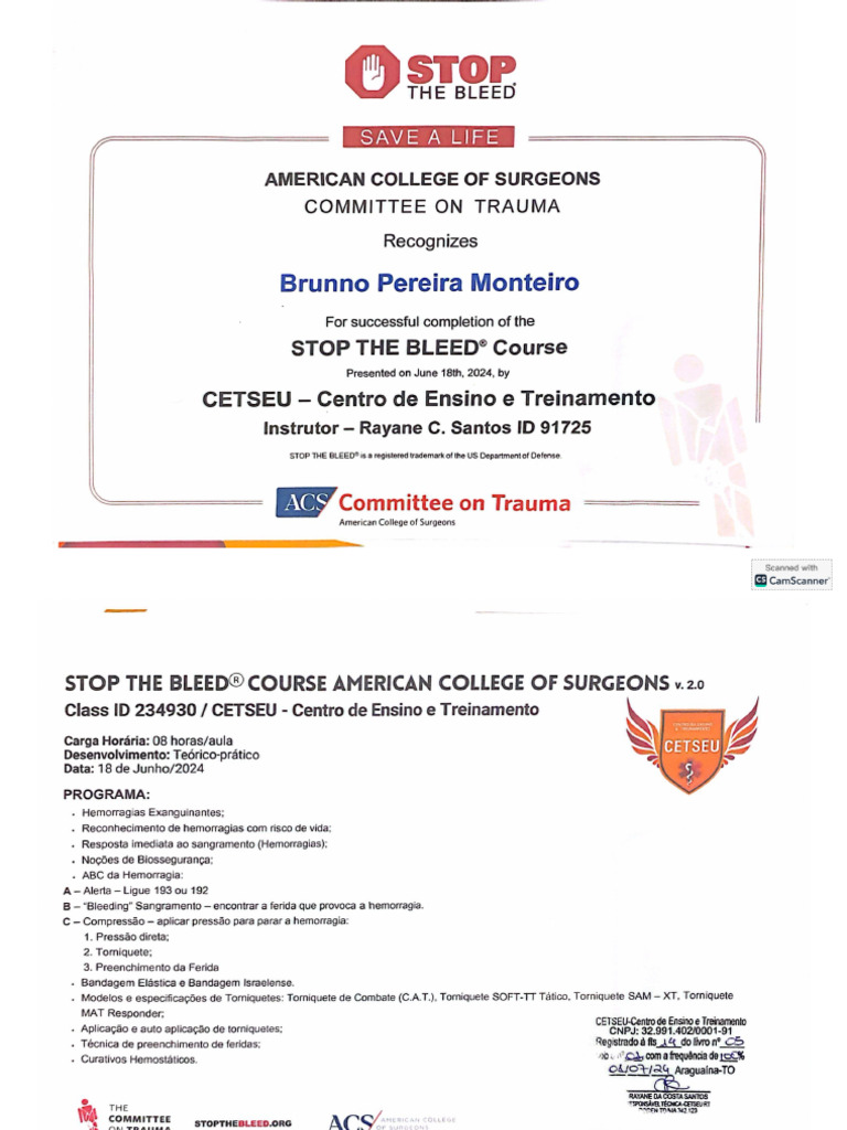 Certificados aph | PDF