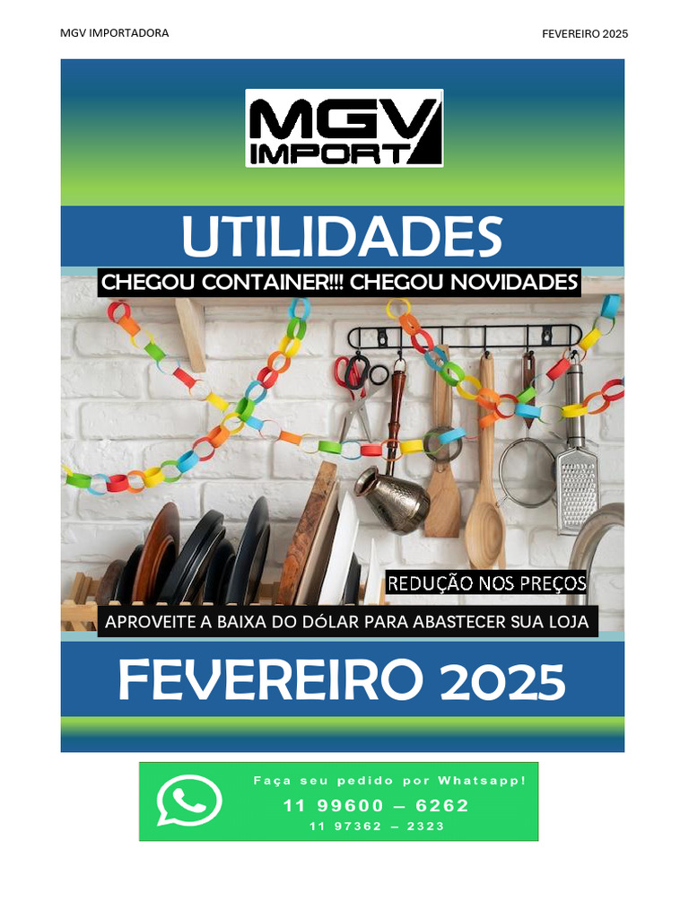 MGV Catálogo Utilidades Fevereiro 2025 | PDF