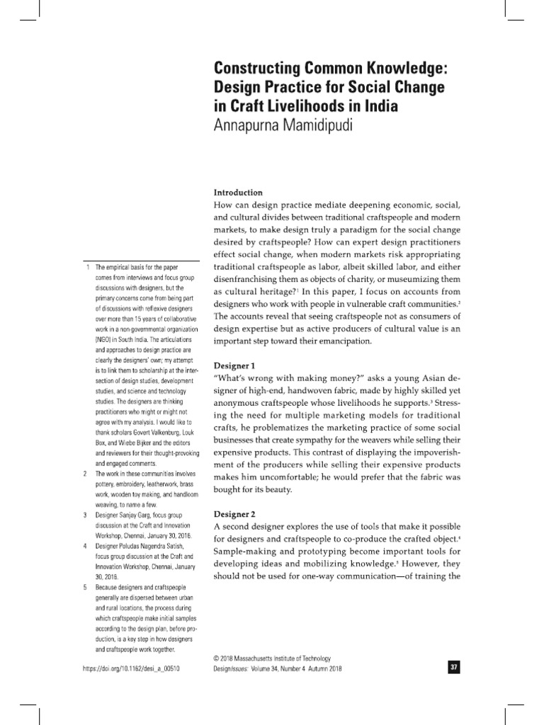 Design Practice For Social Change | PDF
