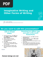 Creative Writing Humss 12 Lesson 1 q1 Prelim | PDF | Proofreading ...