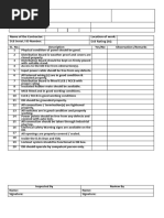 Electrical Distribution Board Inspection Checklist | PDF
